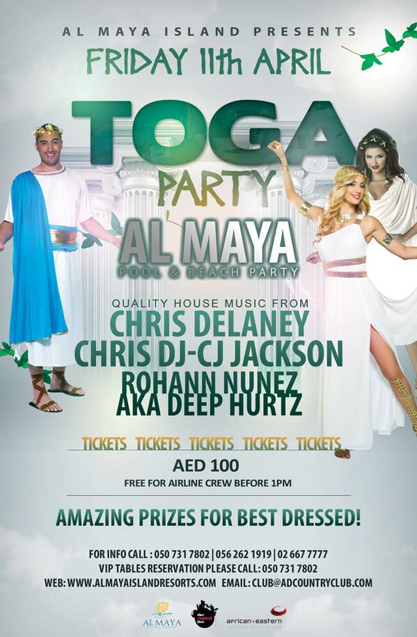 Toga Party In The Vip
