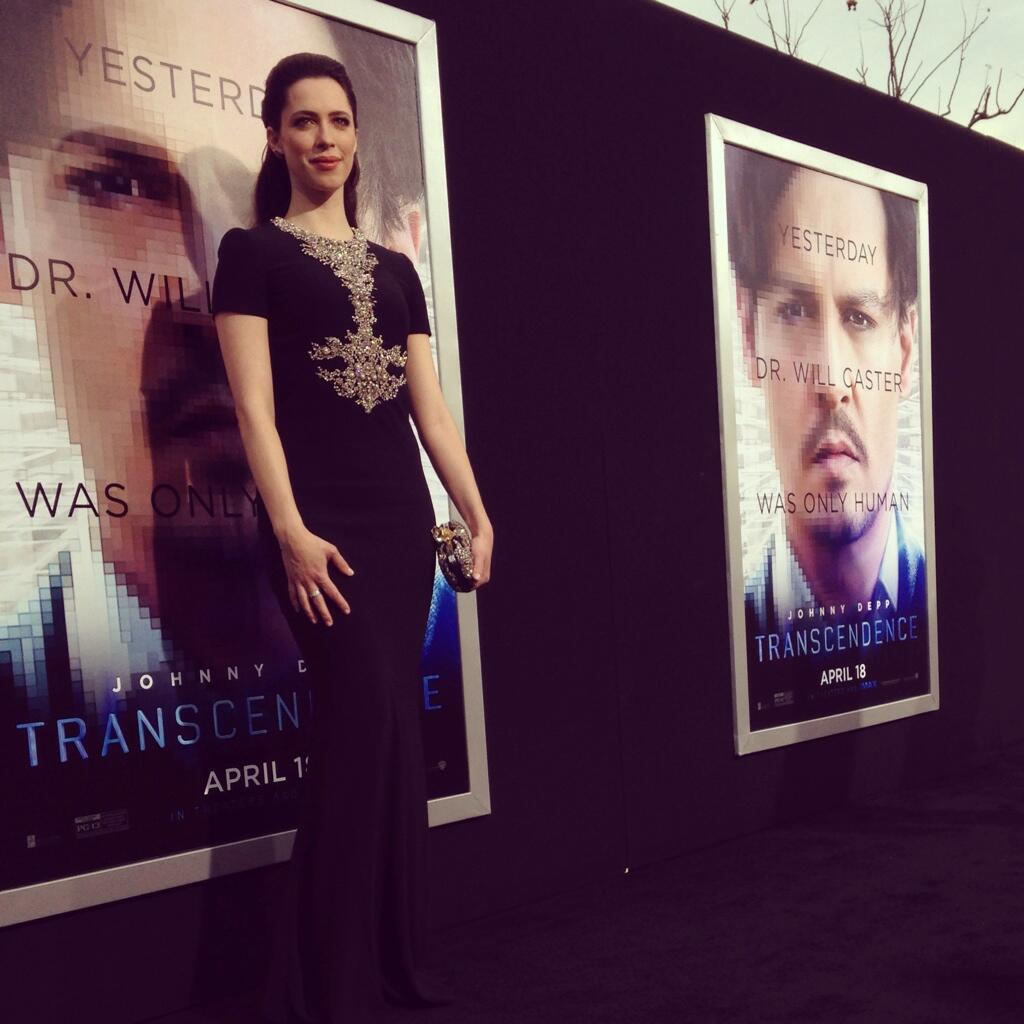 Rebecca Hall Transcendence Premiere