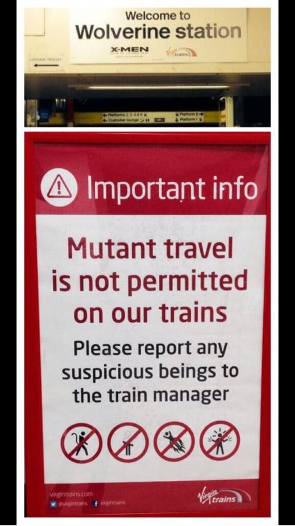 Wolverhampton station renamed 'Wolverine' for the day - ITV News