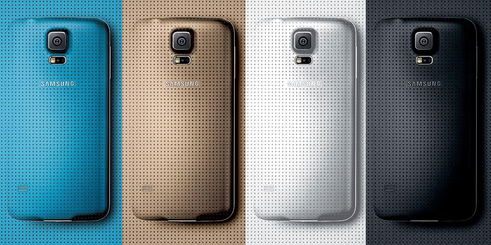 Samsung Galaxy S5 Colors Front And Back