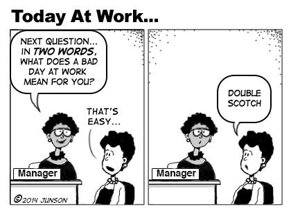 Bad Day At Work Cartoon