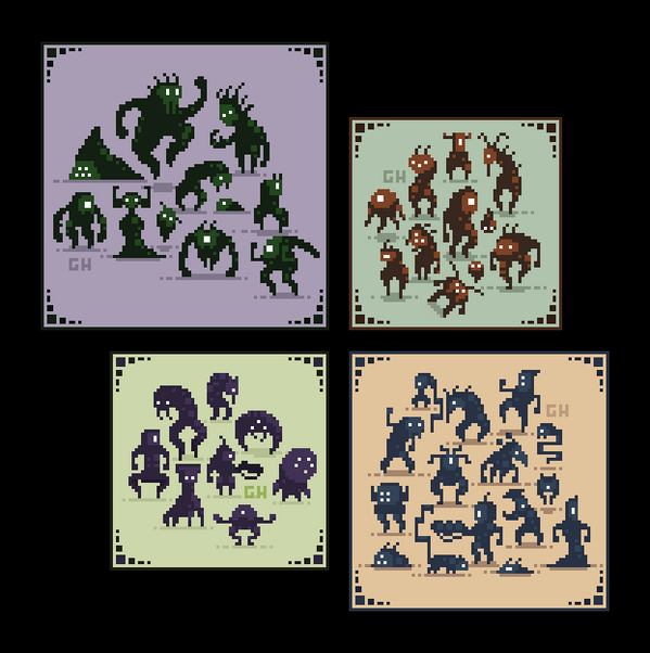 [OC] Small Creature Collection : r/PixelArt