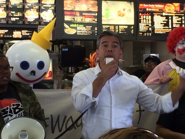 Unhappy Fast Food Worker