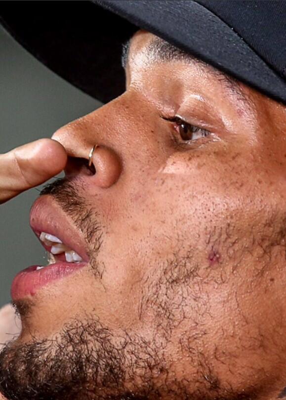 Chris Brown Face Close Up