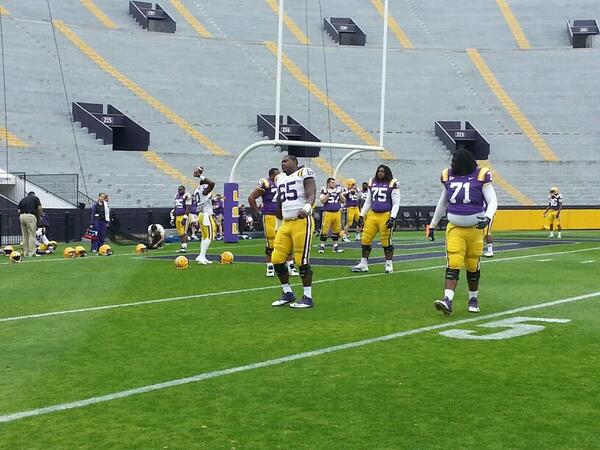 Pictures from LSU Spring Game on Saturday