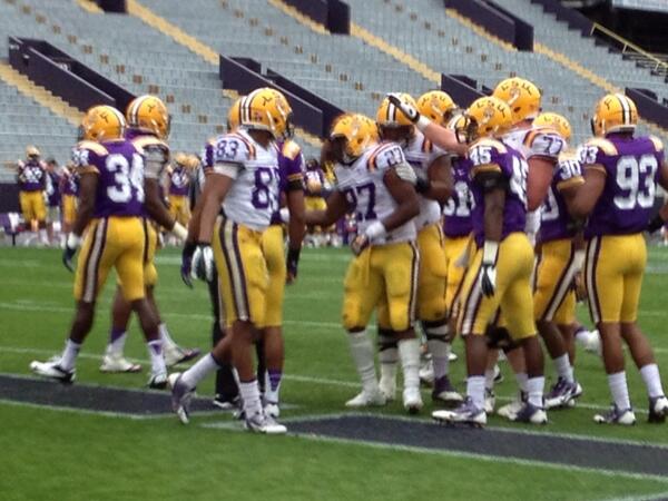 Pictures from LSU Spring Game on Saturday