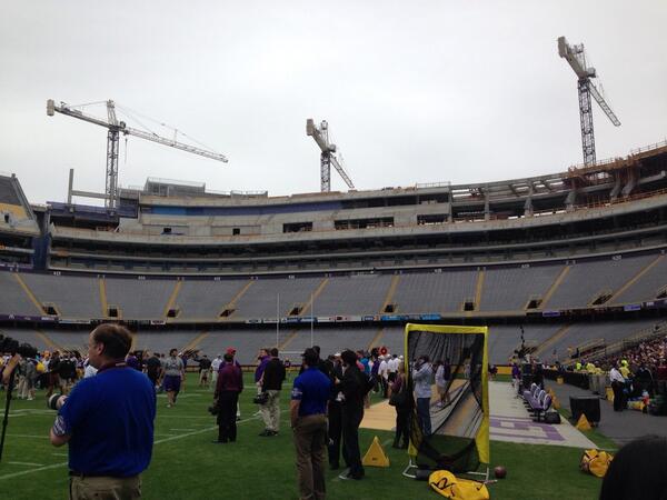 Pictures from LSU Spring Game on Saturday