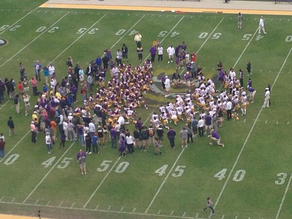 Pictures from LSU Spring Game on Saturday