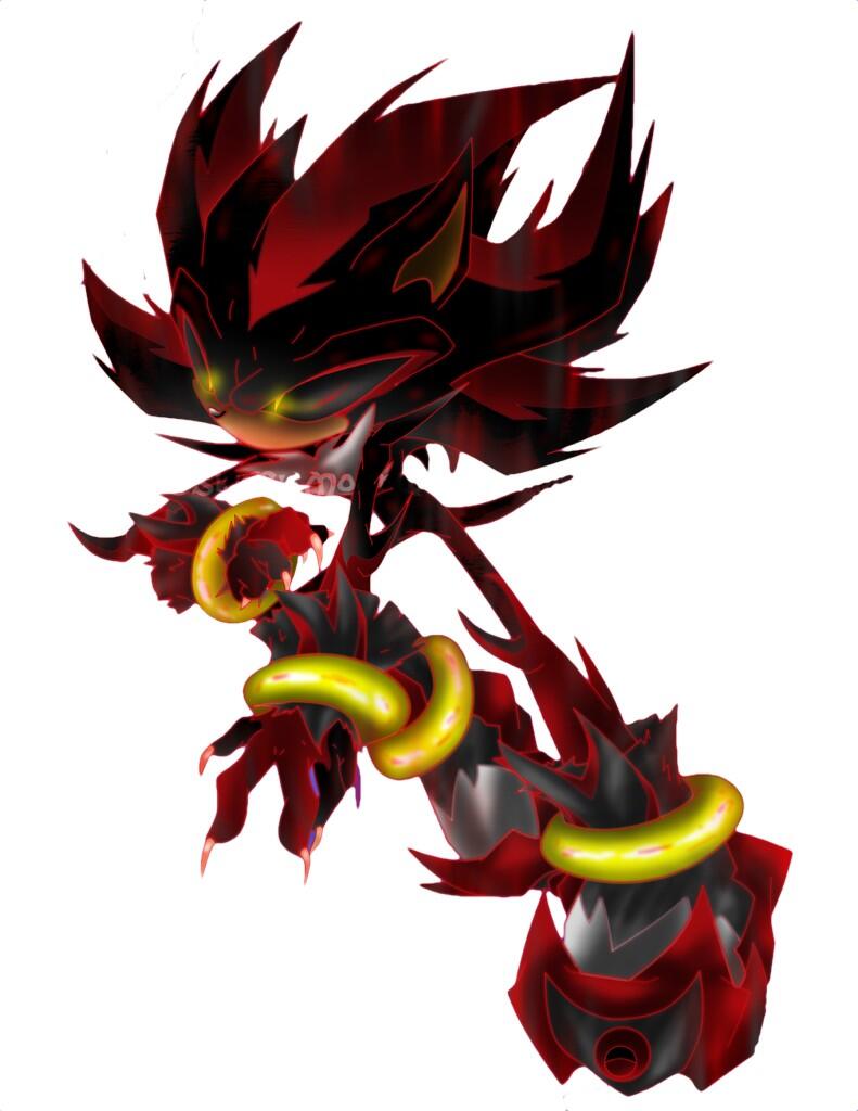 Demon Shadow The Hedgehog
