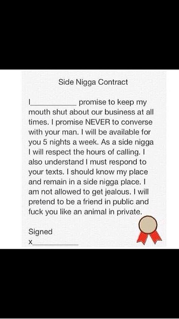 Side Girl Contract