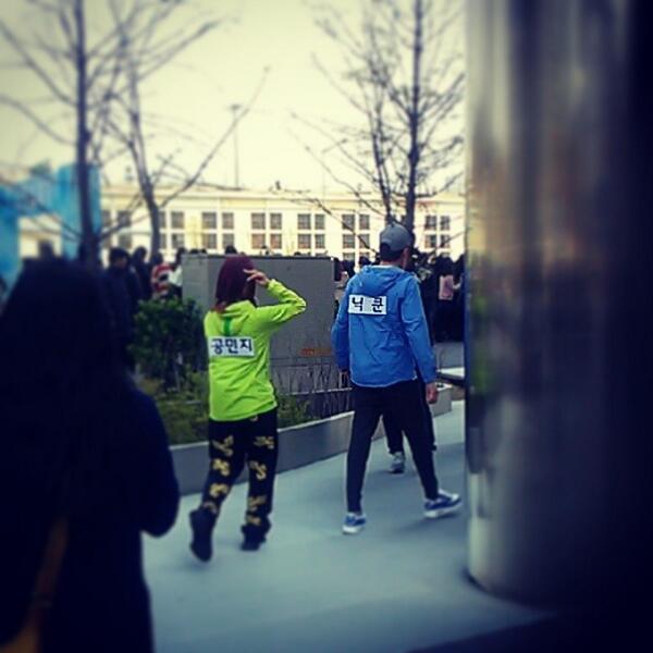 [PHOTOS] 140407 Fantaken photos of 2NE1 filming Running Man with 2PM ...