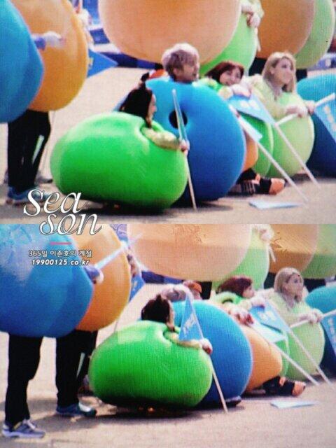 [PHOTOS] 140407 Fantaken photos of 2NE1 filming Running Man with 2PM ...