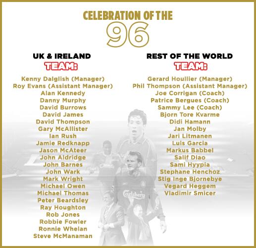 Star line-up team confirmed! : r/LiverpoolFC