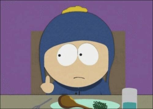 Craig Tucker Flipping Off