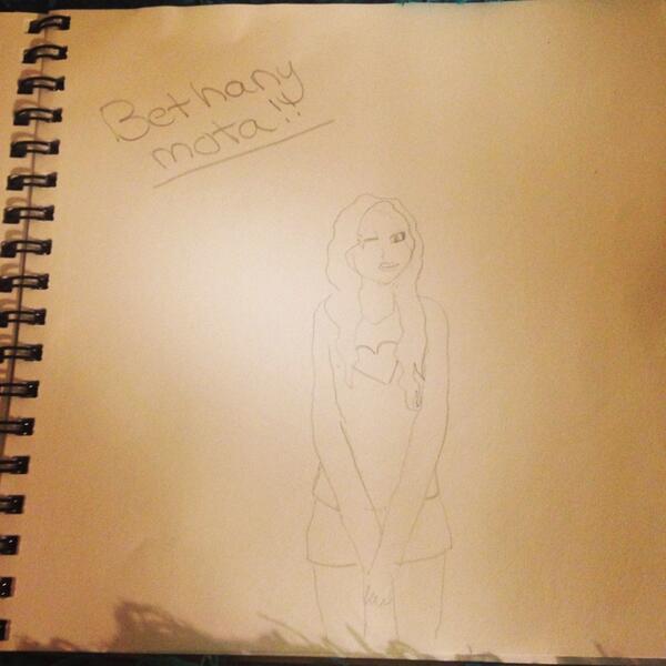 Bethany Mota Sketch Book