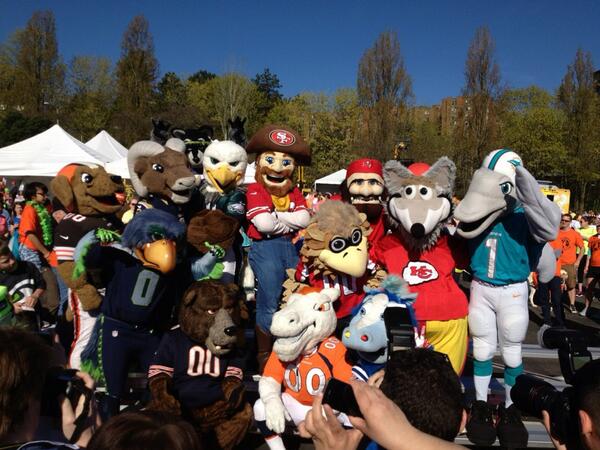 Nfl Mascots Fights