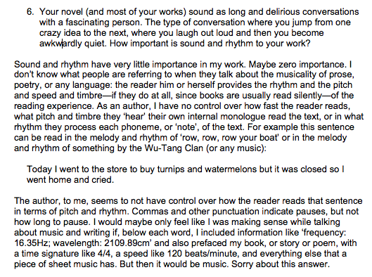 the most promising young american author is TAO LIN