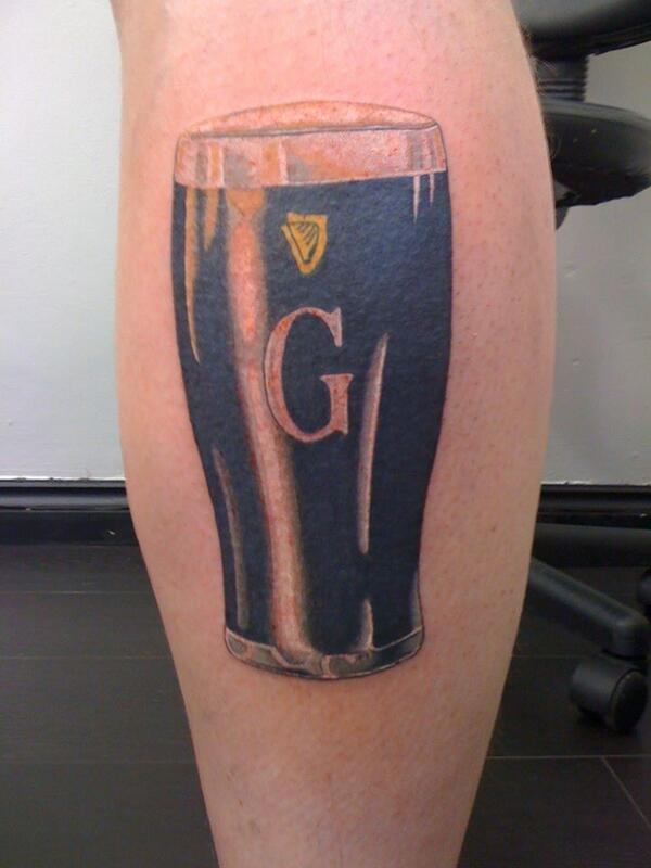 Guinness Beer Tattoo