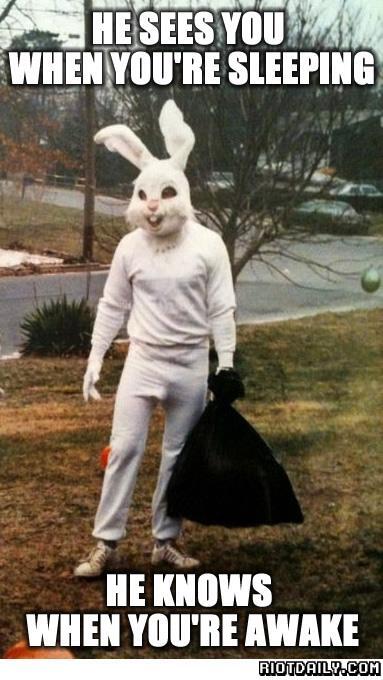 Creepy Easter Bunny Meme