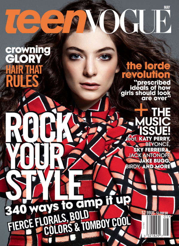 Tanpa Lipstick Hitam Lorde Tampil di Cover Majalah Remaja - ShowBiz ...