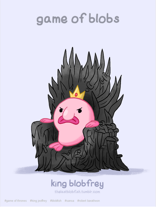 Blobby the Blobfish on Twitter: "Game of Blobs http://t.co/pNSSlITNds #GameOfThrones ...