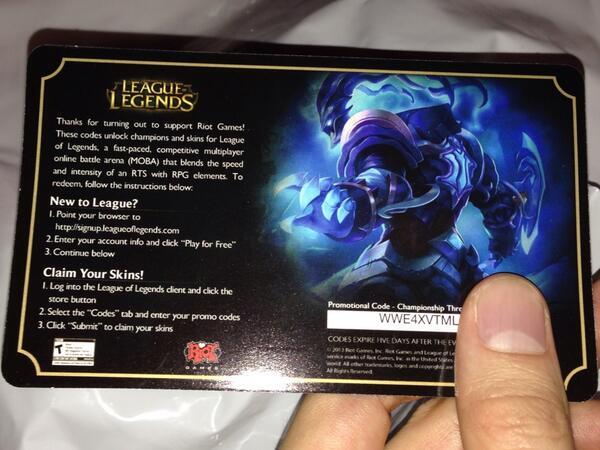 Championship Thresh Code