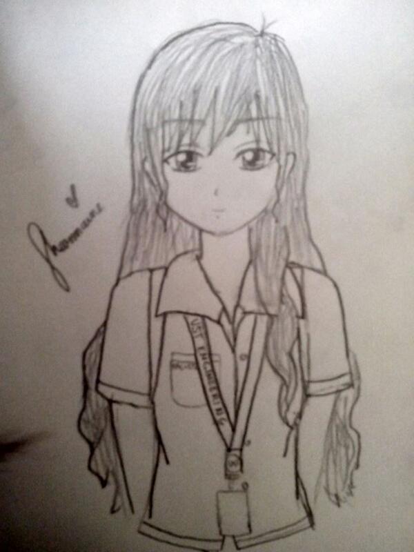 Anime Student Drawing