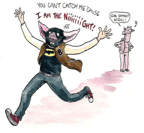 Hotline Miami - Nigel and George crossover idea - Fimfiction