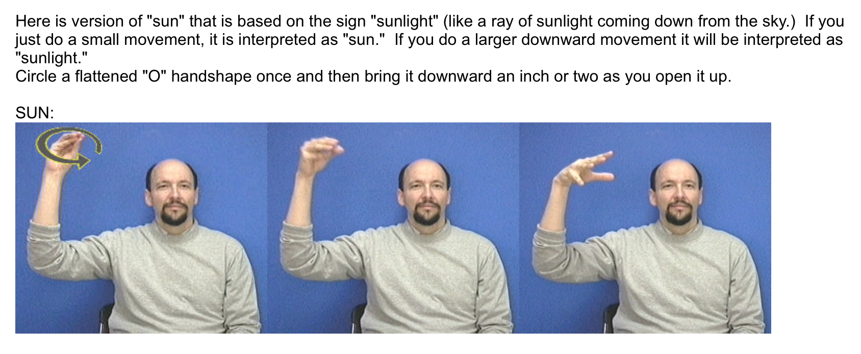 Asl Sign For Sunburn