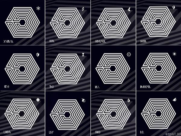 Exo Members Symbols EXO M Members’ Names, Symbols, Birthdays,