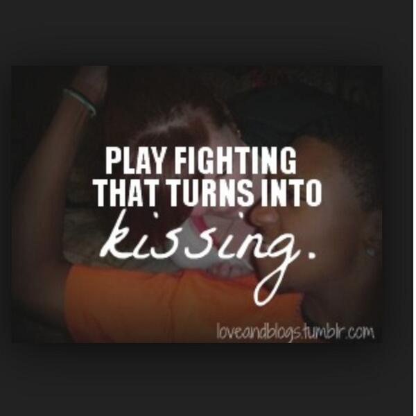 Play Fighting Leads To Kissing Tumblr