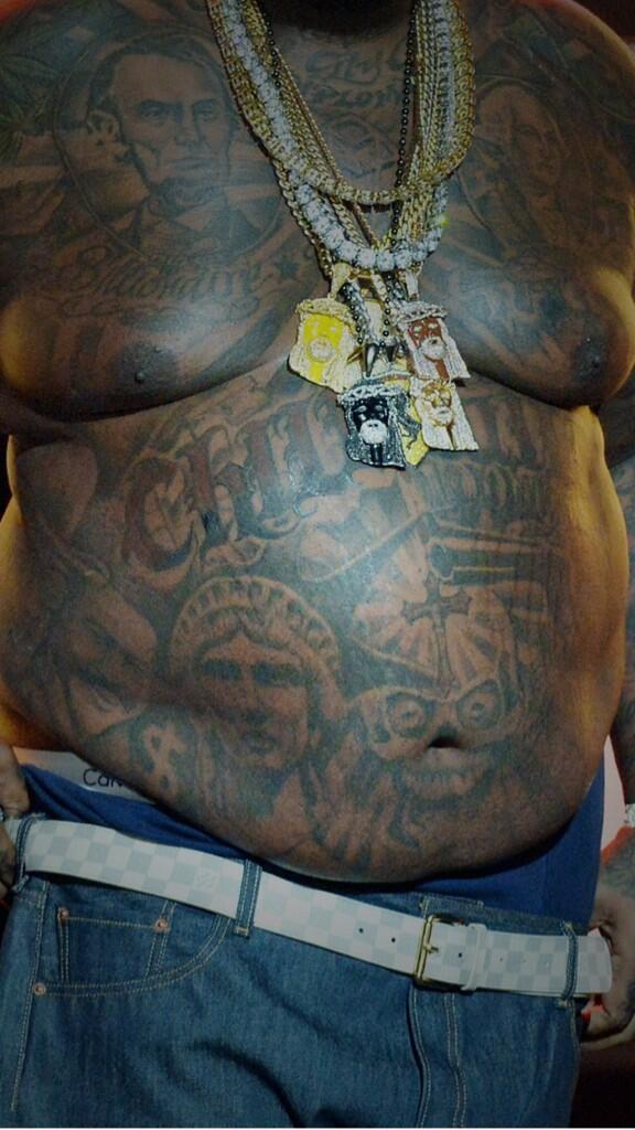 Rick Ross Tattoos