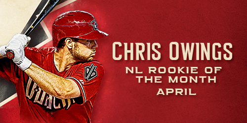 [ARZ] 4월의 신인으로 선정된 크리스 오윙스 : MLBPARK