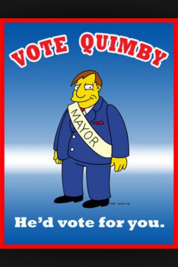 Cartoon Vote For Mayor