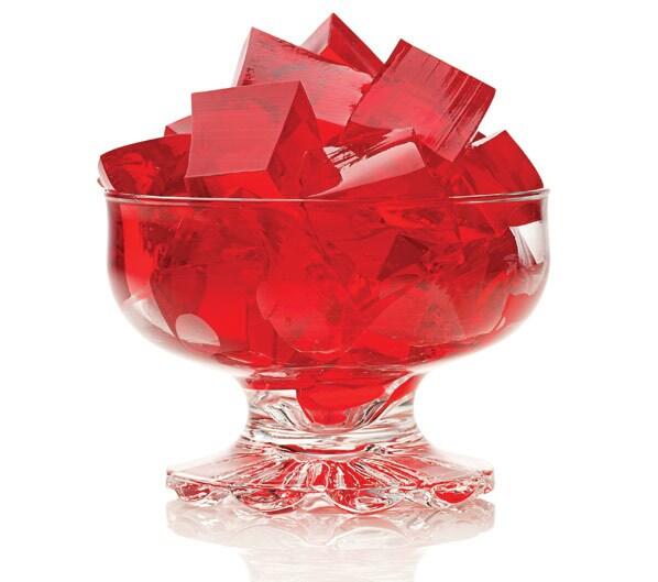 Red Jello Cubes