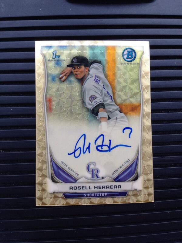 2014 Bowman SuperFractor Tracker - Blowout Cards Forums