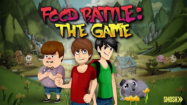 Fondo De Pantalla De Batalla De Comida Smosh ¡El Combate Más épico
