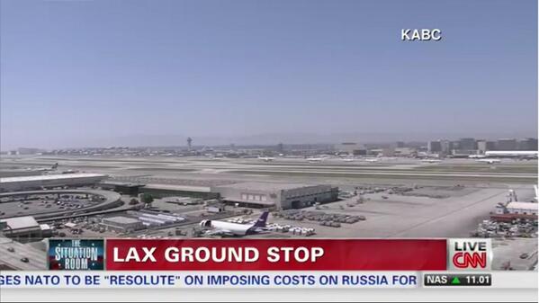 Flights grounded at LAX, Burbank and McCarran airport