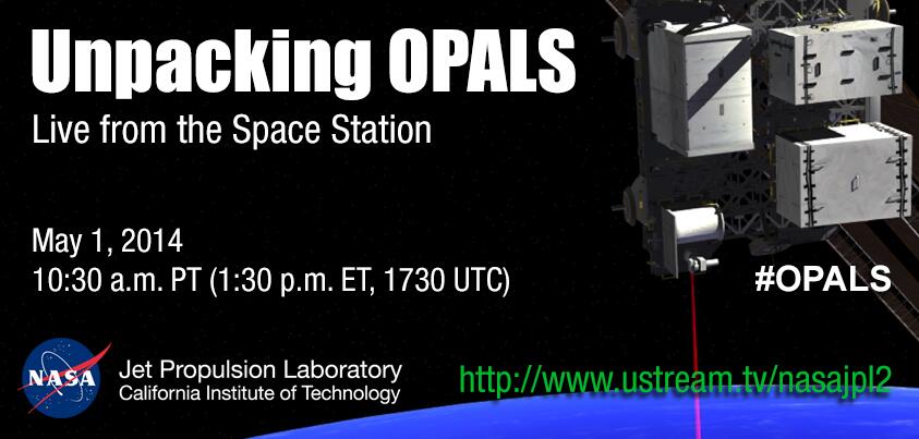 NASA on Twitter: "Watch live at 1:30pm ET as we unpack our #OPALS laser from #Dragon on #ISS ...