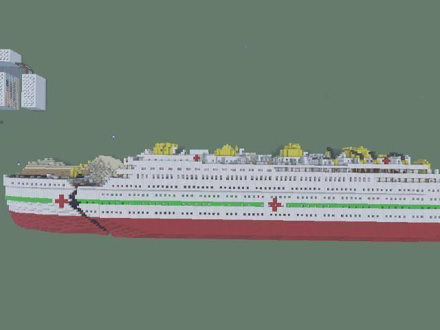 Minecraft Britannic Sinking