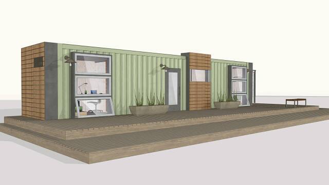 Shipping Container Home Tron