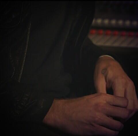 Chris Martin Wrist Tattoo