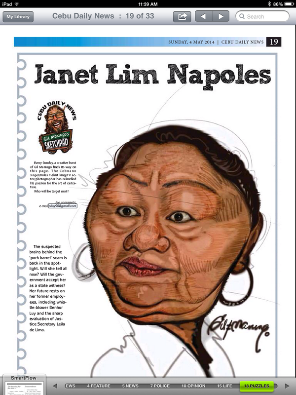 Janet Napoles Editorial Desenho Animado