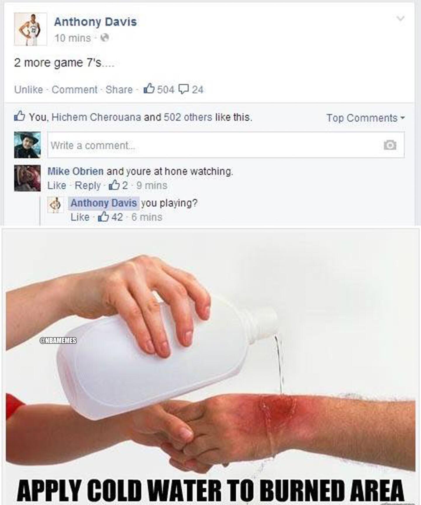 Burn Meme Water