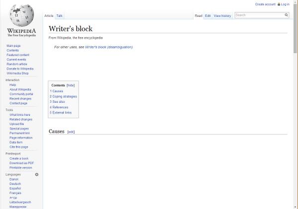 Wikipedia Page Template