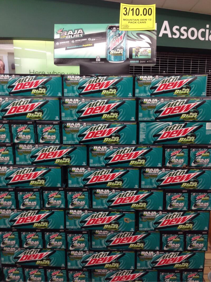 Mountain Dew Baja Blast 12 Pack