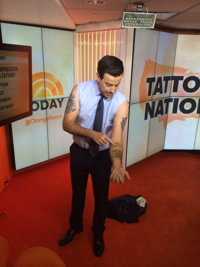 Carson Daly Arm Tattoos Today Host Carson Daly's Shocking Past