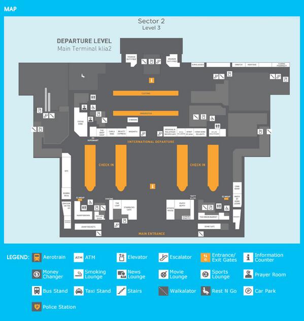 Klia2 Floor Map