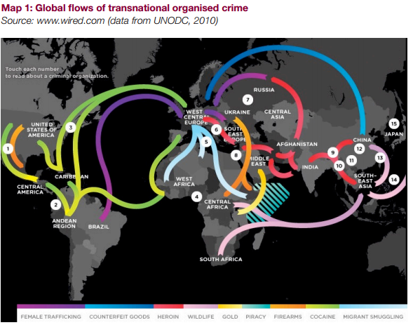 Organized Crime Map