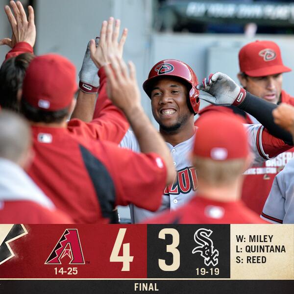 [ARI] 한 달여만에 거둔 웨이드 마일리의 선발승 : MLBPARK